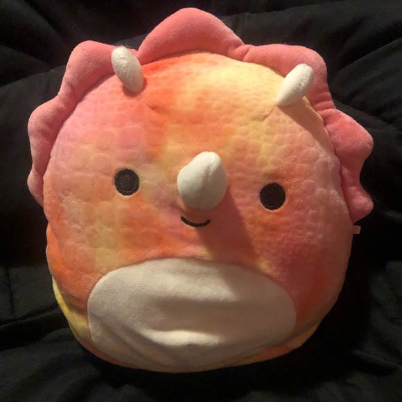 Squishmallows | Toys | Rare Trinity Triceratops 8 Inch Squishmallow ...